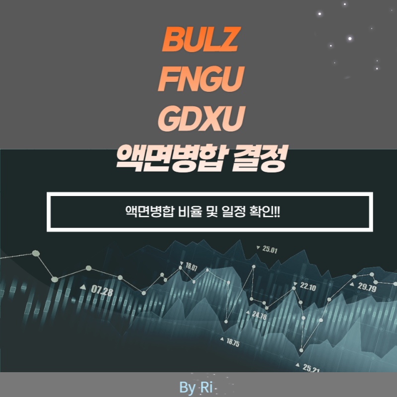 BULZ FNGU GDXU 액면병합(역분할, Reverse Split) 결정 : 네이버 블로그