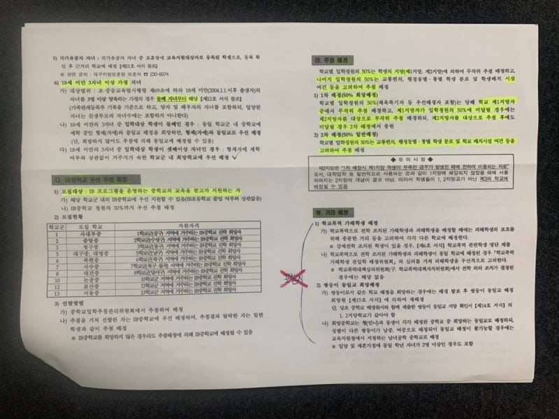 중학교 배정원서 다자녀 둘째자녀형제자매 동일교 배정셋째이상자녀학군내 희망학교 우선배정 네이버 블로그