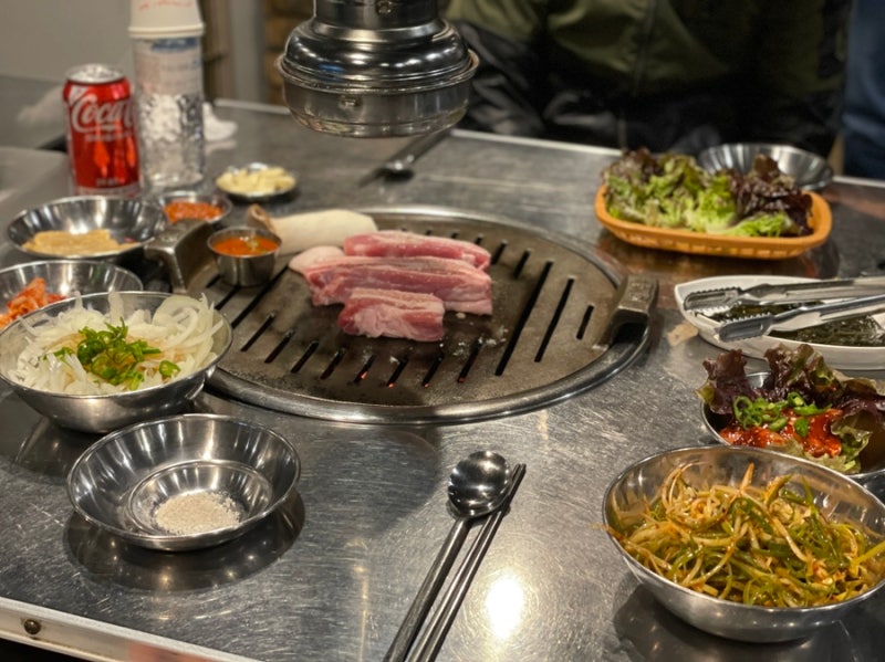 완정역 연탄불에 굽는 삼겹살 찐맛집 마전동연탄집 네이버 블로그