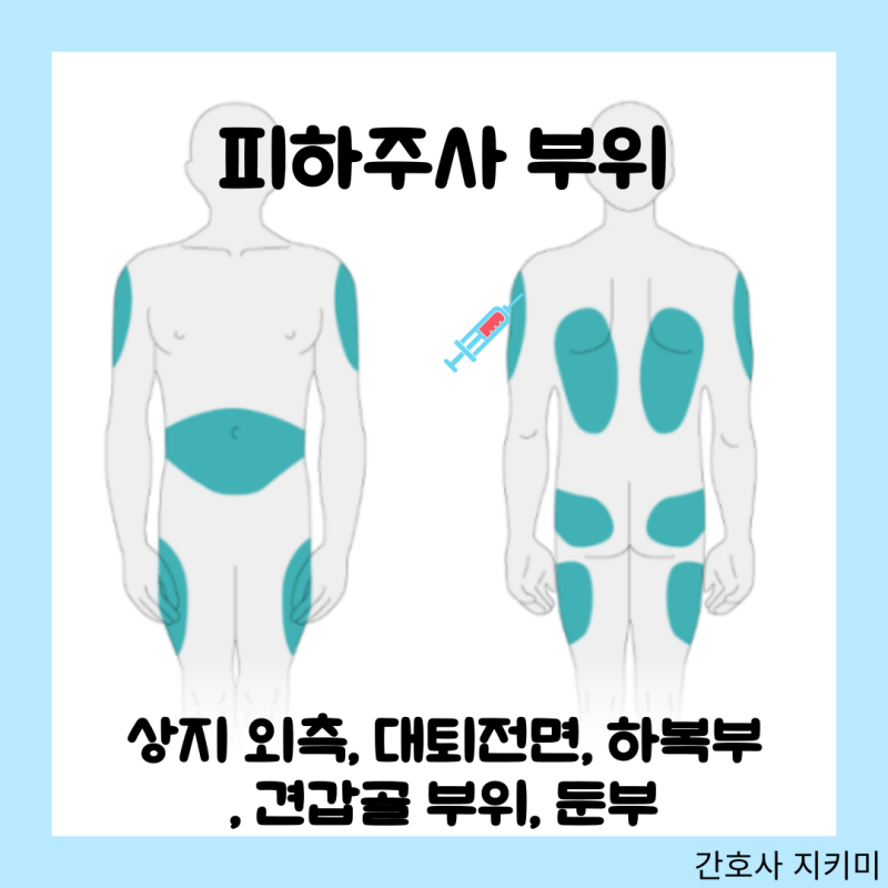 간호사 Tip 당뇨병 인슐린 주사 종류 및 주사 요법 속효성 피하주사 방법 네이버 블로그