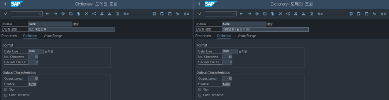 [ABAP] Domain Routine(Conversion_exit), Inline 선언, VALUE #( BASE 구문 ...