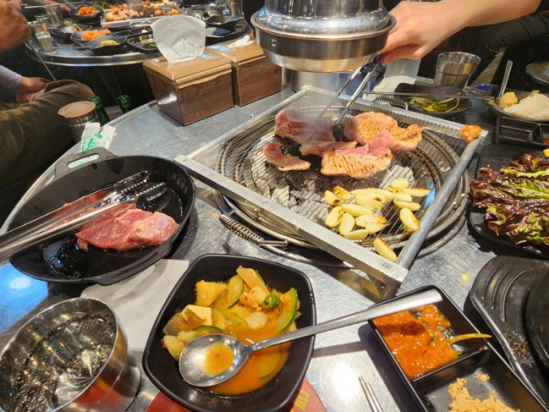 가양역 고기집 무한리필 삼겹살 화로상회 가양점 네이버 블로그