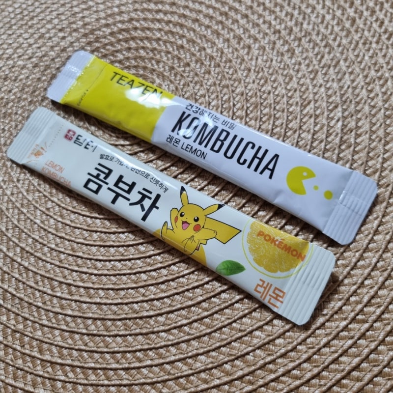 담터 포켓몬 콤부차 후기 티젠 Vs 담터 콤부차 레몬맛 비교 후기 네이버 블로그