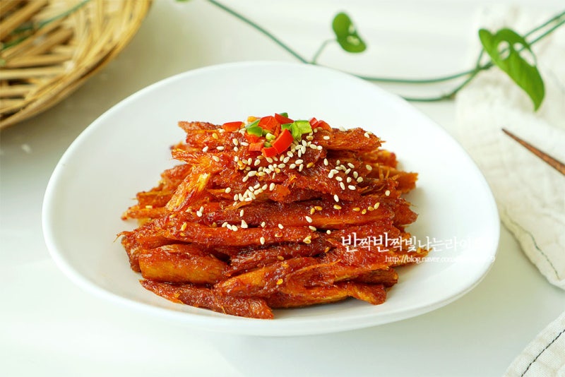 황태채무침 만드는 법 황태무침 황태채 요리 네이버 블로그