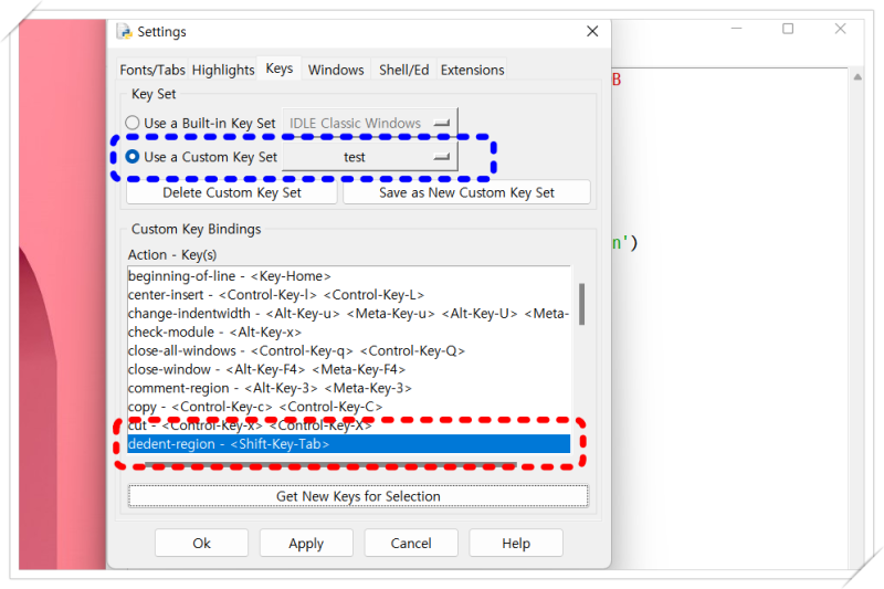 파이썬 IDLE 들여쓰기 : tab, tab+shift : 네이버 블로그