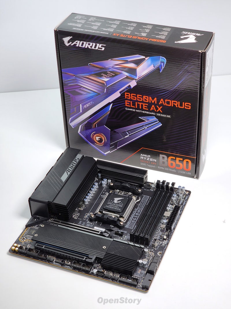 AM5 메인보드 기가바이트 B650M AORUS ELITE AX + AMD 라이젠7 7700X : 네이버 블로그