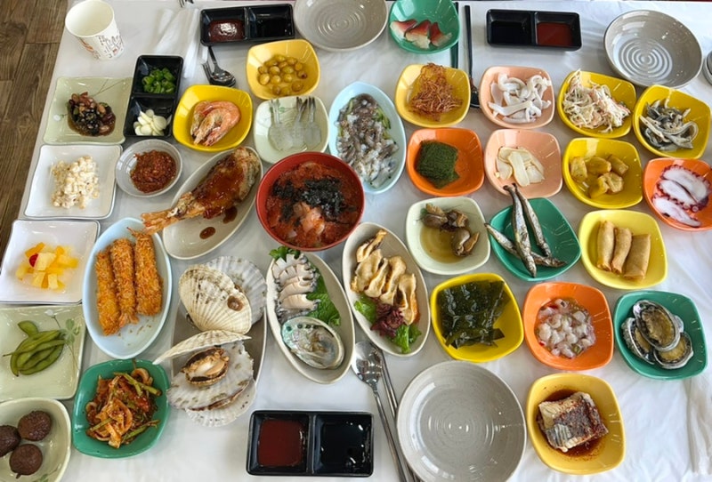상다리 부러지는 왜목제일횟집 재방문의사 300 • 충남 당진 왜목마을 맛집추천 네이버 블로그