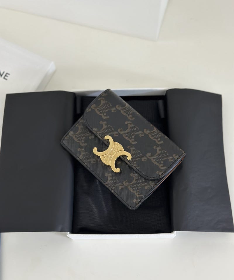 셀린느 트리오페 플랩 카드지갑 캔버스 탄 가격정보 : 네이버 블로그