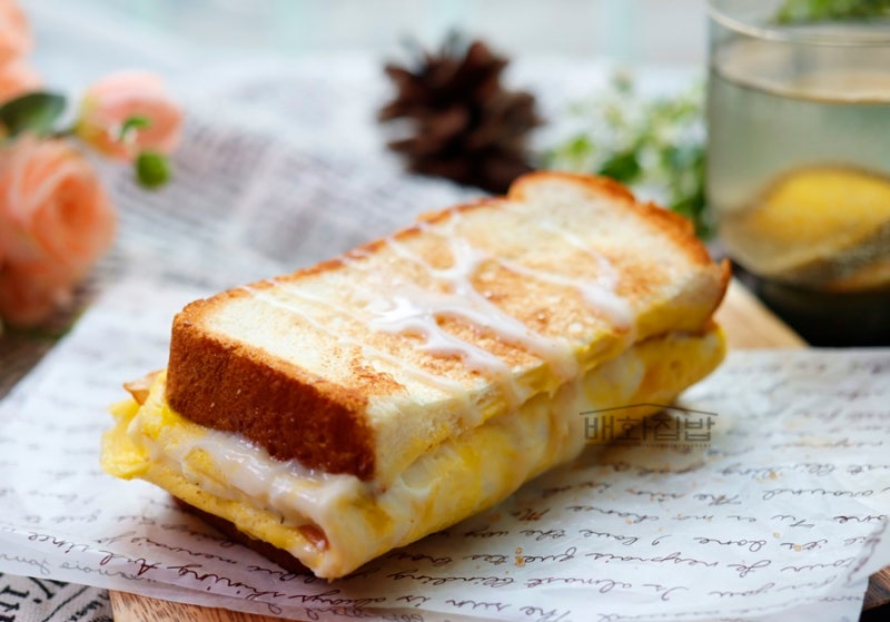간단한 간식 원팬토스트 만들기 식빵요리 백종원 햄 치즈 토스트 레시피 네이버 블로그