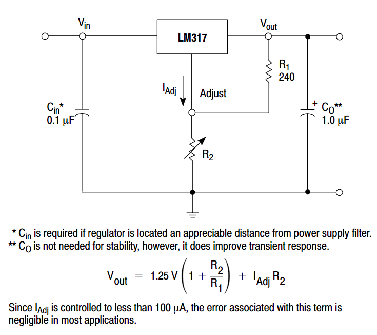 LM317 리니어 레귤레이터 동작 원리 및 사용 방법 : 네이버 블로그