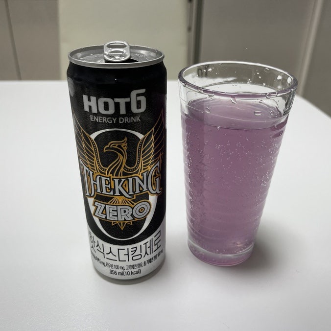 음료 핫식스 Hot6 더킹 포스 러쉬 제로 3가지맛 내돈내산 리뷰 칼로리 낮아 부담이 적은 에너지음료 추천