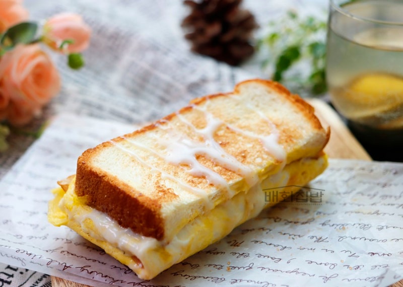 간단한 간식 원팬토스트 만들기 식빵요리 백종원 햄 치즈 토스트 레시피 네이버 블로그