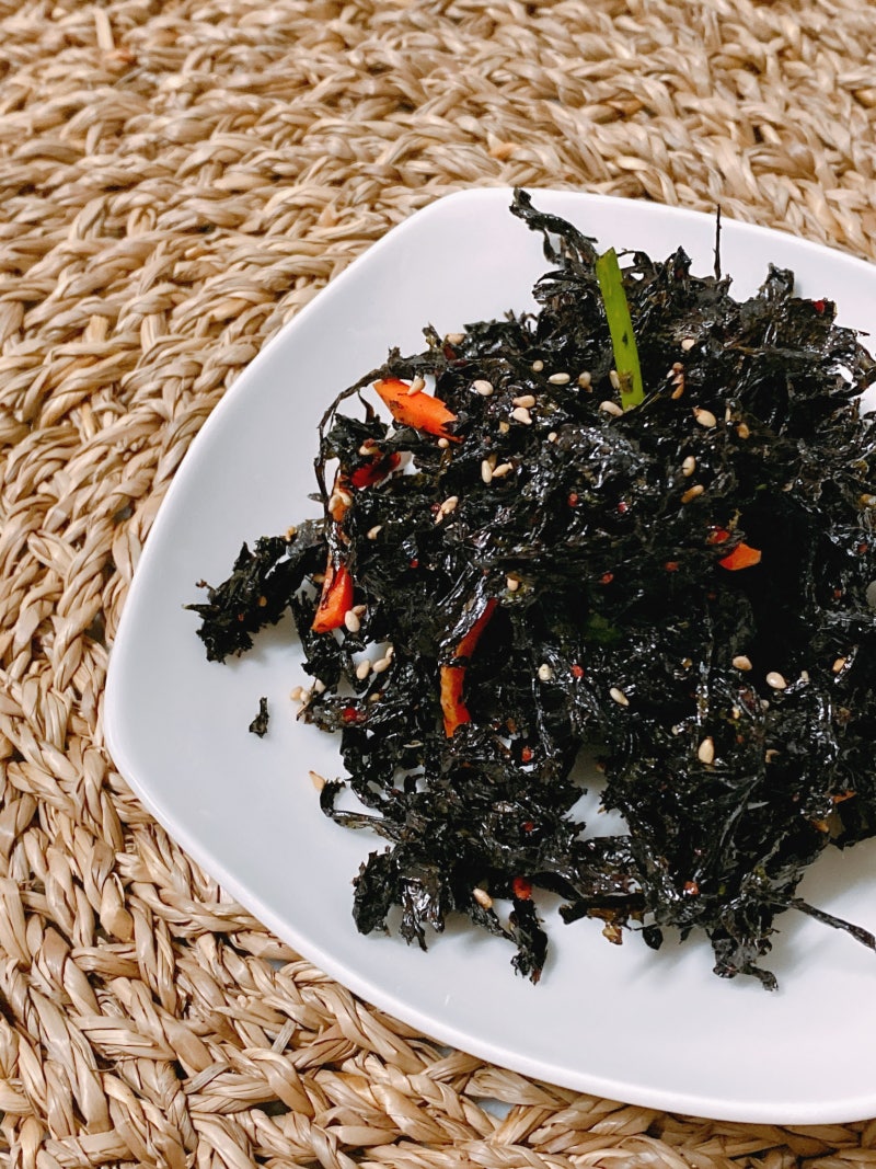 돌자반무침 만들기 건파래무침 언제나 맛있는 간단한반찬 네이버 블로그