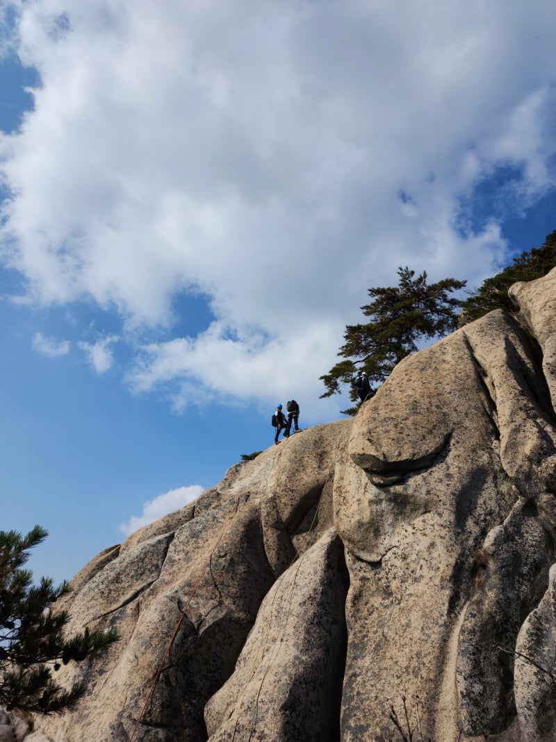 암벽등반교실 만경대에서 리지등반으로 실전경험했어요 : 네이버 블로그