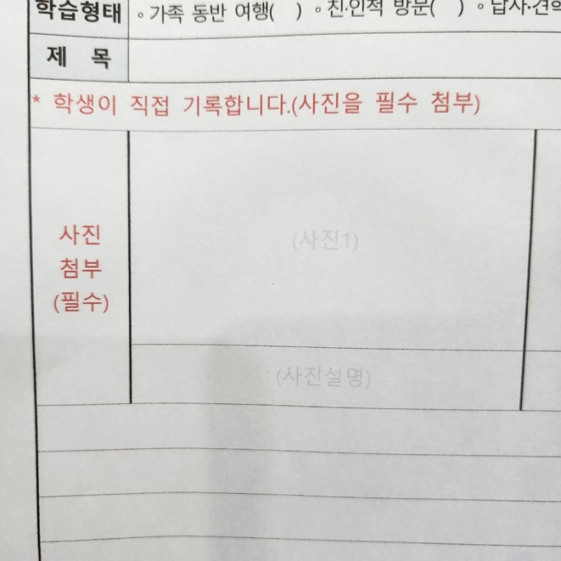 초등 제주도 가족여행 교외체험학습 보고서 기간과 작성법 네이버 블로그