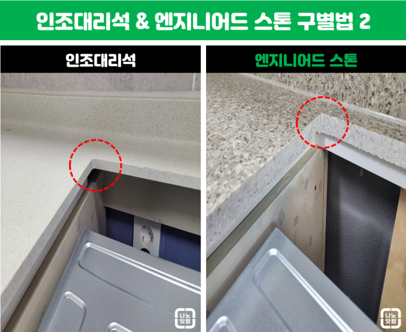 주방 상판 종류 구별법 인조대리석 Vs 엔지니어드 스톤 네이버 블로그
