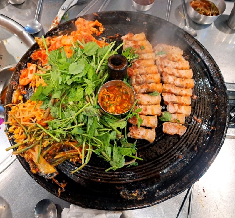 양산 물금 고기집 솥뚜껑 미박삼겹살 전문점 목구멍 양산점 양산맛집 물금읍 맛집 네이버 블로그