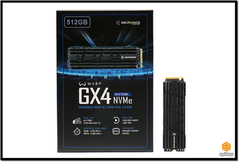 마이크로닉스 WARP GX4 히트싱크 PCIe 4.0 M.2 NVMe SSD 사용기 : 네이버 블로그