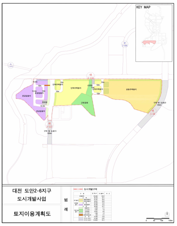 대전 도안2 6지구 개발사업 및 도안2 52 2지구 개발 지형도면 네이버 블로그