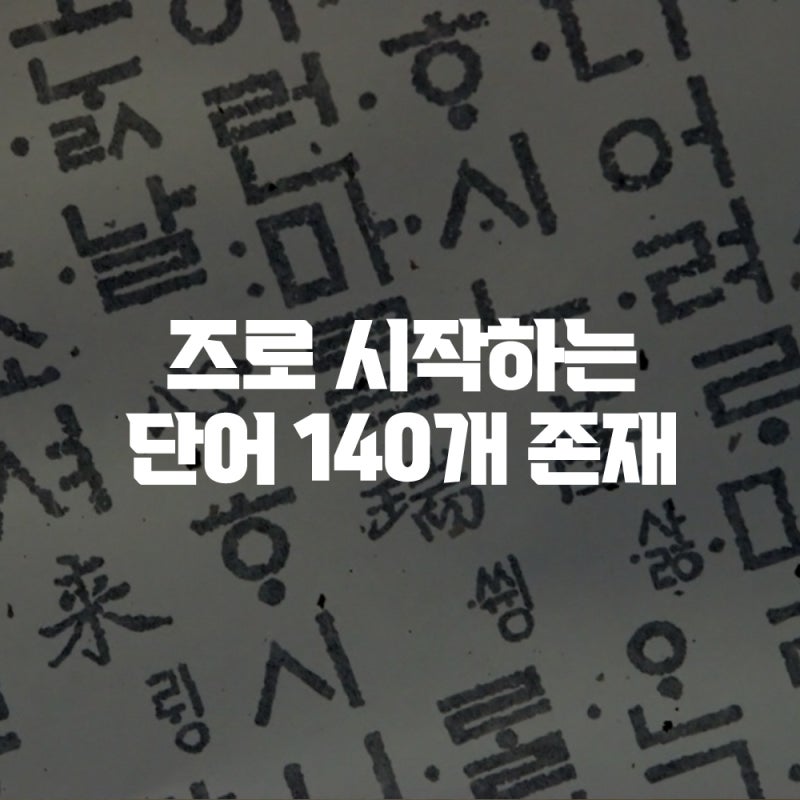 즈츠로 시작하는 단어 끝말잇기 한방단어 정리 네이버 블로그