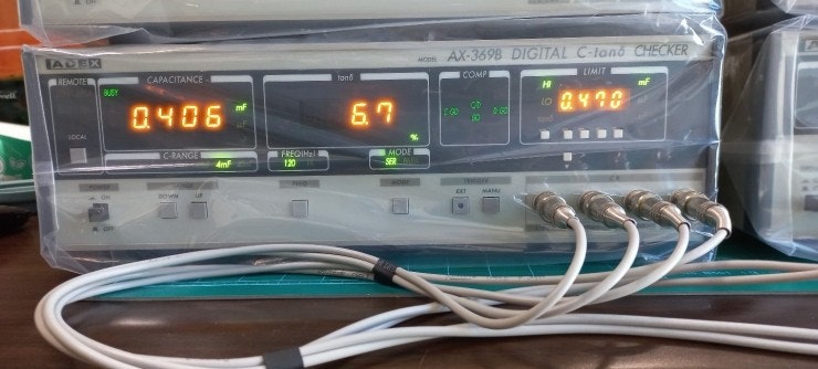 ADEX社 AX-369B 120Hz/1kHz 고속형 디지탈 C-tanδ 체커 - 알루미늄 전해 콘덴서, 탄탈콘덴서의 측정 검사에 ...