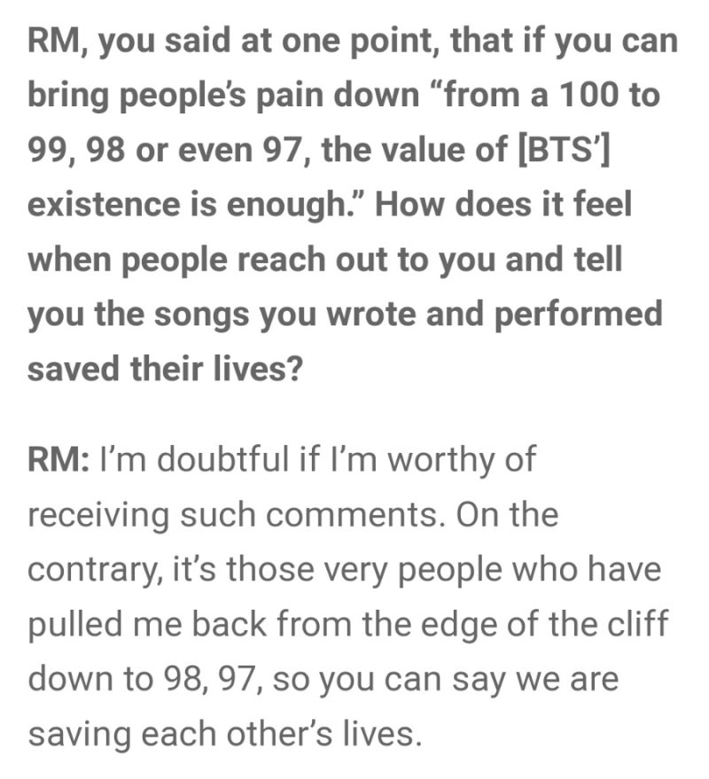 (방탄소년단 RM) 🌟 201109 | namjoon 2 years ago today for BTS' interview with ...