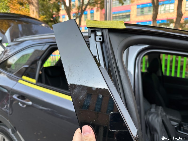 기아 쏘렌토 MQ4 B필러 하이그로시 교체 및 PPF DIY : 네이버 블로그