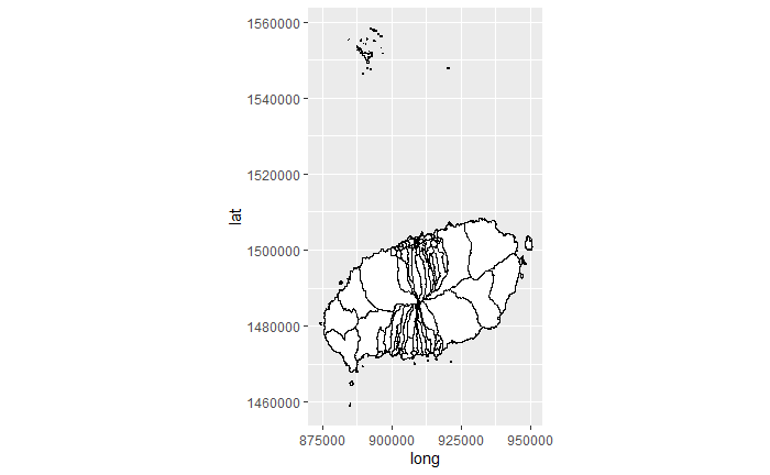R로 제주도 읍면동 지도에 인구수 시각화 - .shp 파일 읽기, ggplot, geom_polygon : 네이버 블로그