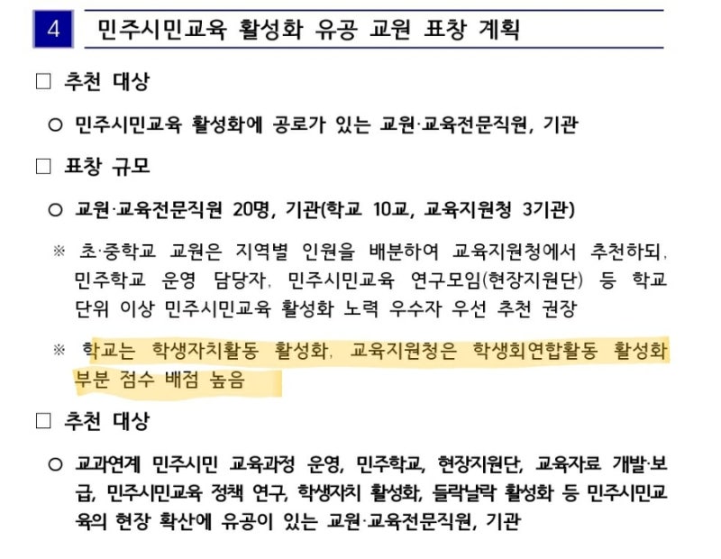 학교 표창 공적조서운영 결과 보고서 작성하기민주시민교육 활성화 유공 네이버 블로그
