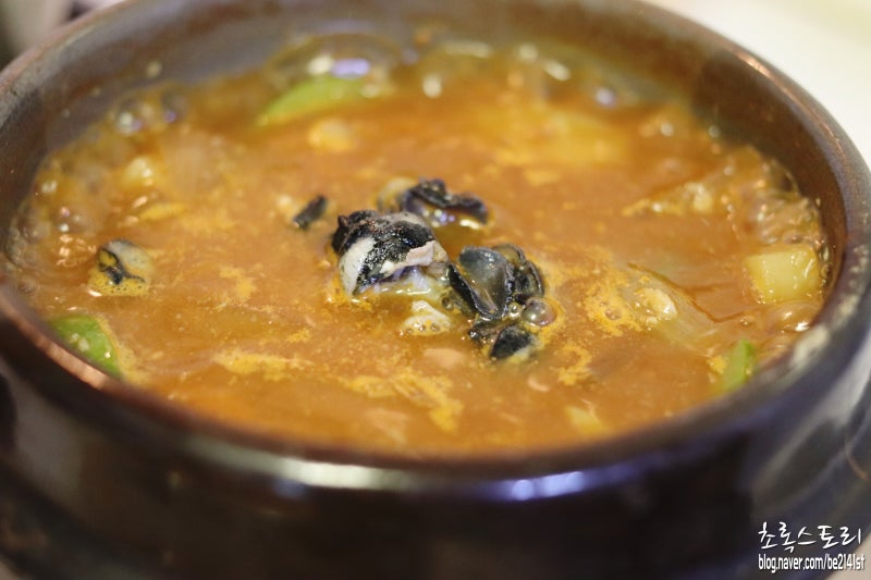 우렁된장찌개 맛있게 끓이는법 찌개종류 우렁이 요리 만드는법 우렁이손질 네이버 블로그