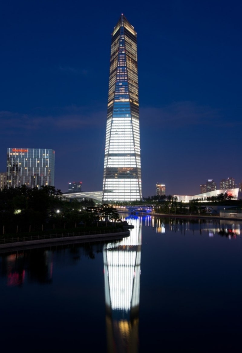 포스코타워 송도 (구 동북아무역타워). posco tower, songdo, incheon by kpf, 2014 : 네이버 블로그
