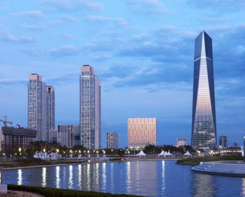 포스코타워 송도 (구 동북아무역타워). posco tower, songdo, incheon by kpf, 2014 : 네이버 블로그