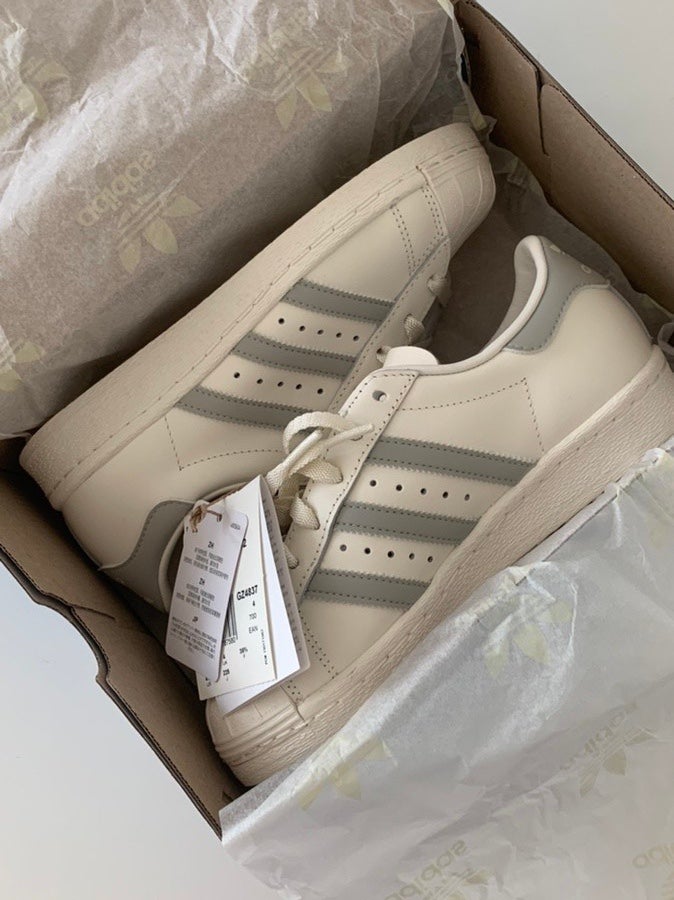 아이다스 - 오리지널 슈퍼스타 82 GZ4837 화이트+그레이컬러 리뷰 : 네이버 블로그