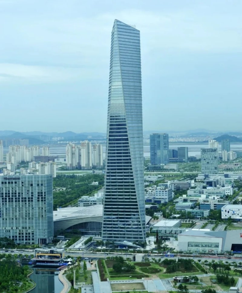 포스코타워 송도 (구 동북아무역타워). posco tower, songdo, incheon by kpf, 2014 : 네이버 블로그