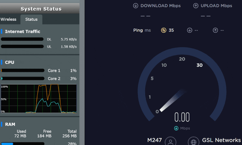 와이파이에 VPN 연결! ASUS 공유기 OpenVPN 속도 비교 (TUF Gaming AX3000, RT-AX68U, RT ...