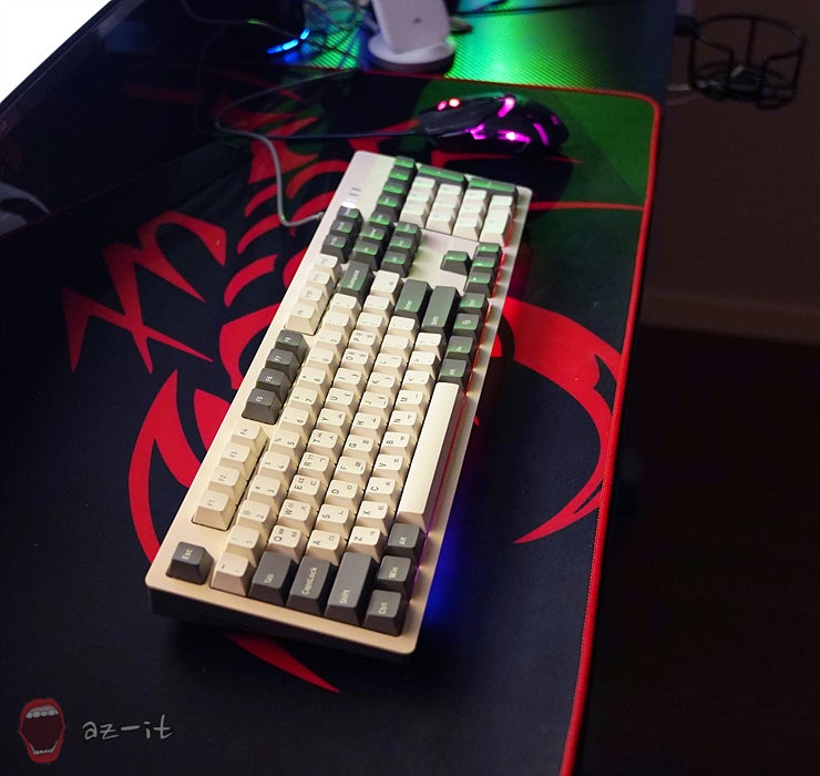 앱코 게이밍키보드! ABKO AN04F PBT 기계식키보드 저소음 넌클릭 : 네이버 블로그