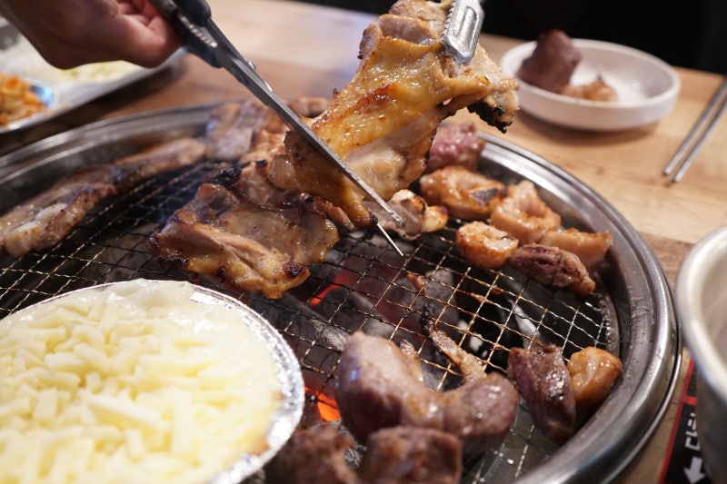 파주 맛집 무한리필 고깃집 민이네 숯불닭갈비 막창집 모임 있을 때 여기 어때 네이버 블로그