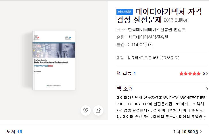 Dasp 데이터아키텍처 준전문가 합격 후기 독학 공부법 🏻 네이버 블로그