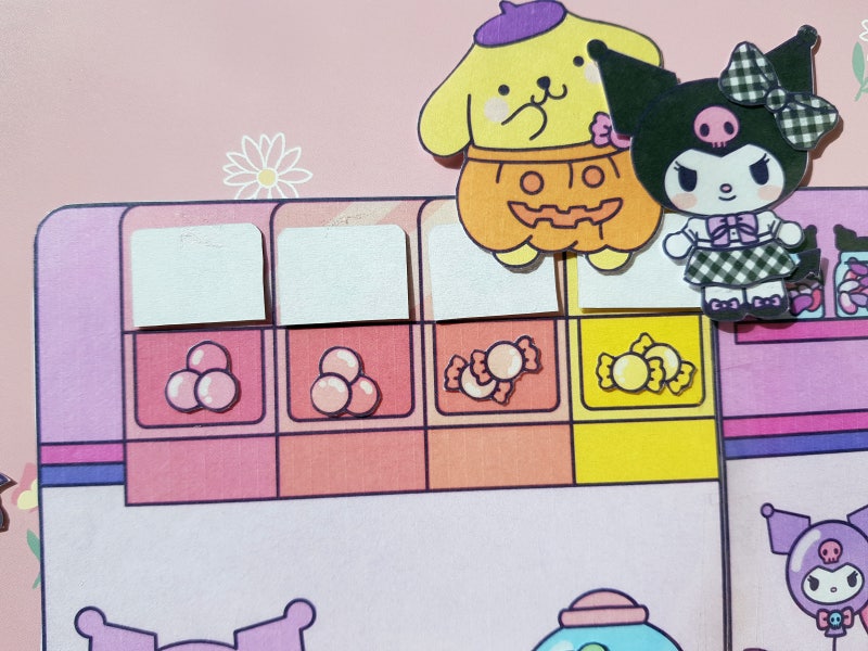 산리오 만들기 도안 쿠로미 캔디샵 스퀴시북 And 할로윈 코디북 Od 무료도안 네이버 블로그