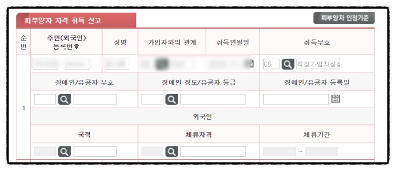 건강보험 피부양자 등록 방법 서류 의료보험 직장가입자 자격상실 조건 인정기준 네이버 블로그