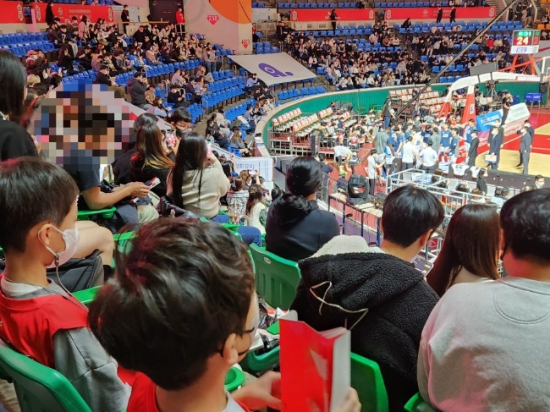 Kbl 프로농구 서울 Sk Vs 전주 Kcc 직관잠실학생체육관 승부사존 W허웅 네이버 블로그