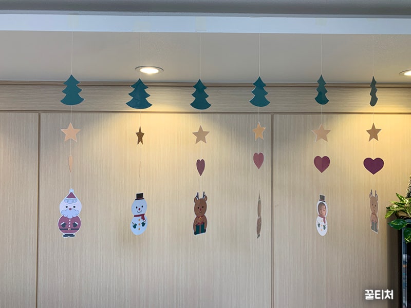 크리스마스 겨울 모빌 만들기산타 얼굴합성도안 무료공유 Making A Christmas Mobile 네이버 블로그