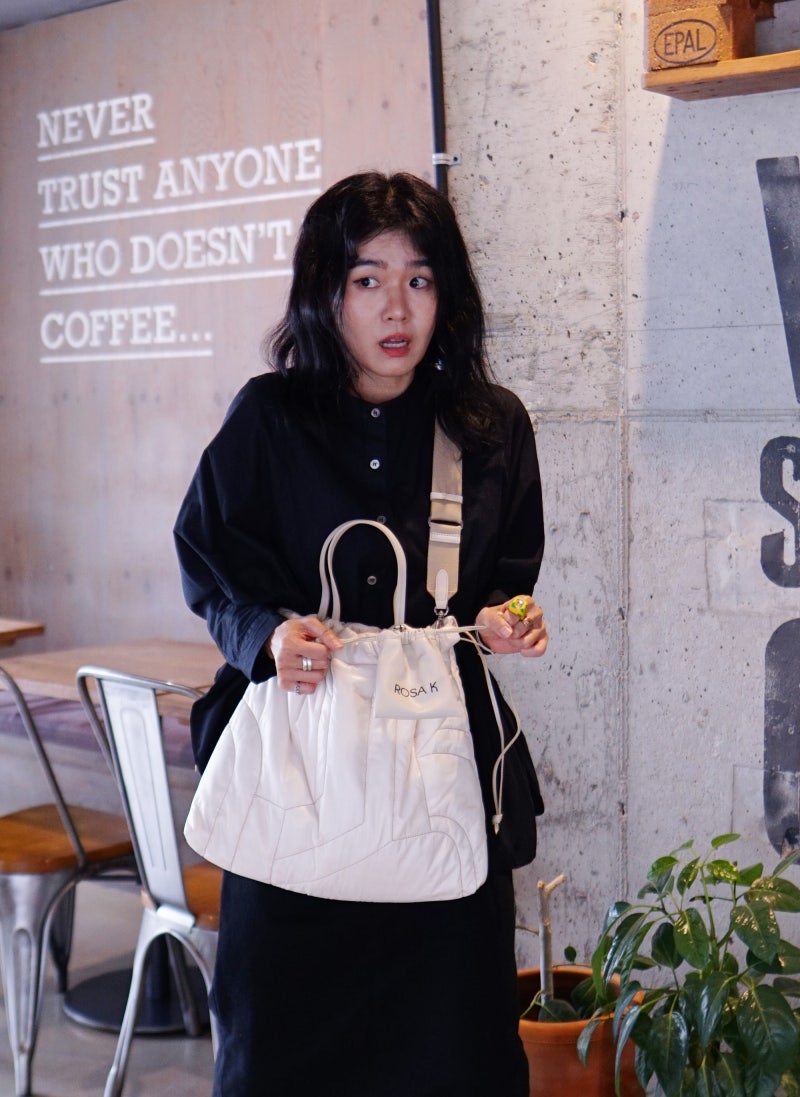 20대 여자가방브랜드 로사케이 패딩백 그아이 데일리룩 네이버 블로그