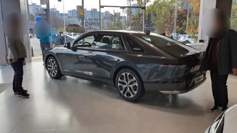 그랜저 GN7 신형 프리미엄 녹턴그레이 메탈릭 실물 후기 : 네이버 블로그