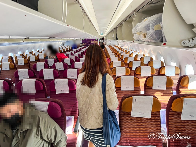 [탑승기] 타이항공 TG659 서울/인천 - 방콕/수완나폼 A350-900 탑승 후기! 타이항공 기내식, 태국 코로나 입국 규정 ...