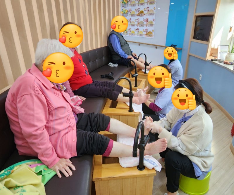 대전 주간보호센터 우리함께 본점 작업치료 직접 만든 인지 교구 네이버 블로그