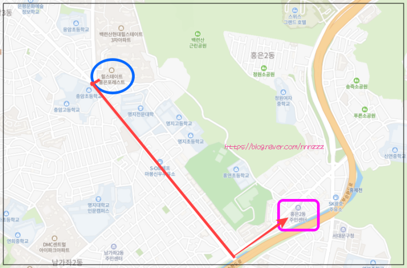 미등기 신축아파트 전세 계약 확정일자 Feat 힐스테이트 홍은 포레스트 전입신고 홍은2동 주민센터 네이버 블로그