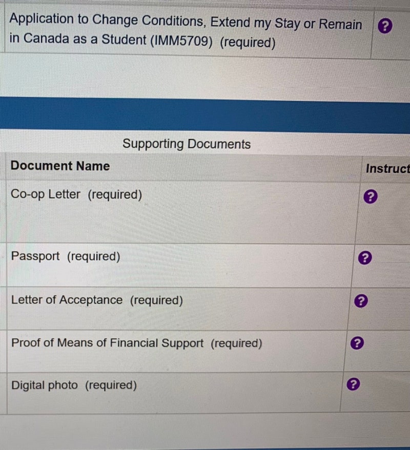 캐나다 학생/코업/동반비지터 비자 셀프 연장~ Part 2 (Q&A, Document, IMM5713) : 네이버 블로그