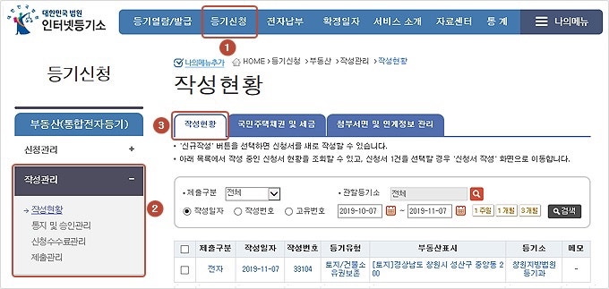 인터넷등기소에서 전자신청 하기 위해 사용자등록신청해봐요 네이버 블로그