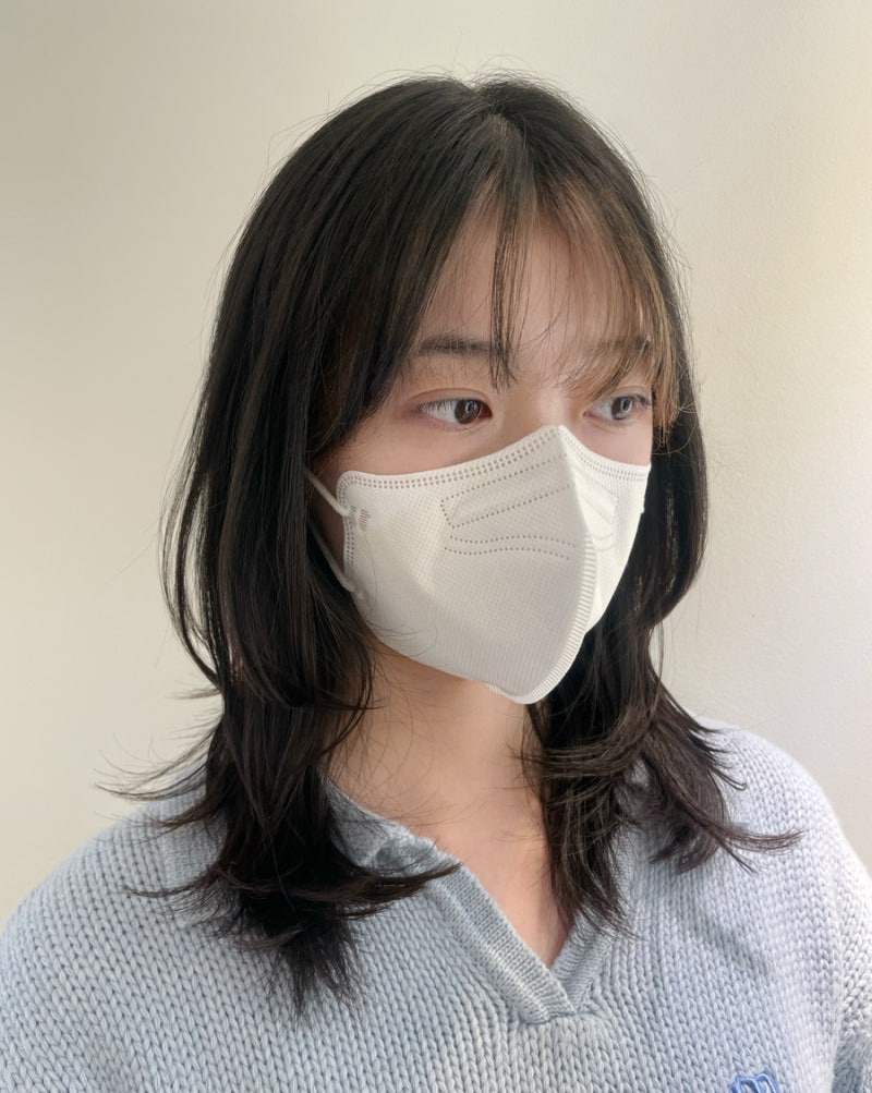 김유정 김세정 아이유 중단발허쉬컷 캐주얼한 옷에 잘어울리는 허쉬펌스타일 카이정헤어 네이버 블로그